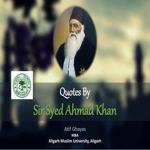 Quotes by Sir Syed Ahmad Khan | PDF