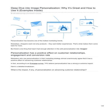 Personalized images - why they're great and how to use them | PDF