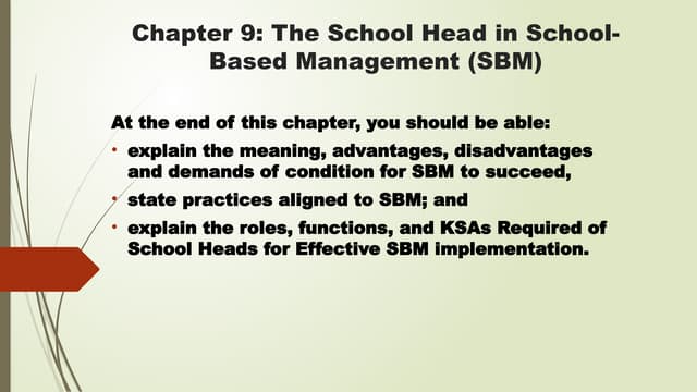 Report sbm | PPT