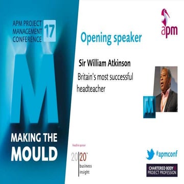Sir William Atkinson - Britain's most successful headteacher | PPTX