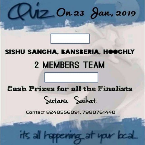 Sishu sangha Quiz 2019 Prelims and Final | PPTX