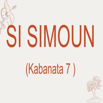 Si Simoun ( Kabanata 7 el filibusteresmo).pptx