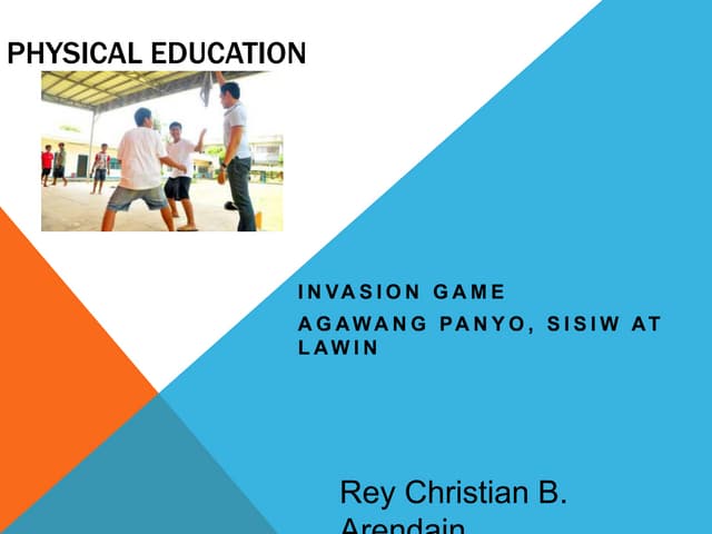 Invasion games powerpoint | PPTX