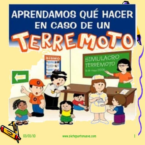 Sismos Y Terremotos Para Niños | PPT