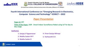 First fare 2011 sensors for frc robots | PPT