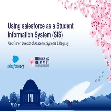 Using Salesforce as a Student Information System SIS | PDF