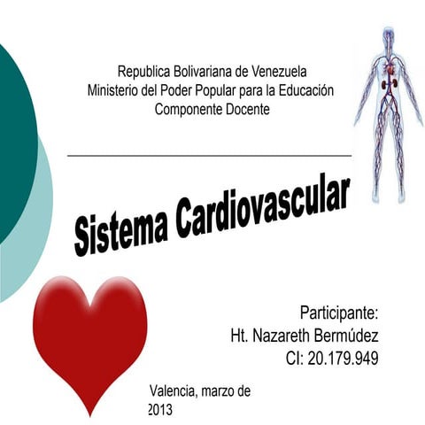 Generalidades del Aparato Cardiovascular TM 2025. ppt | PDF