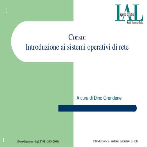 Sistemi Operativi di Rete1 | PPT