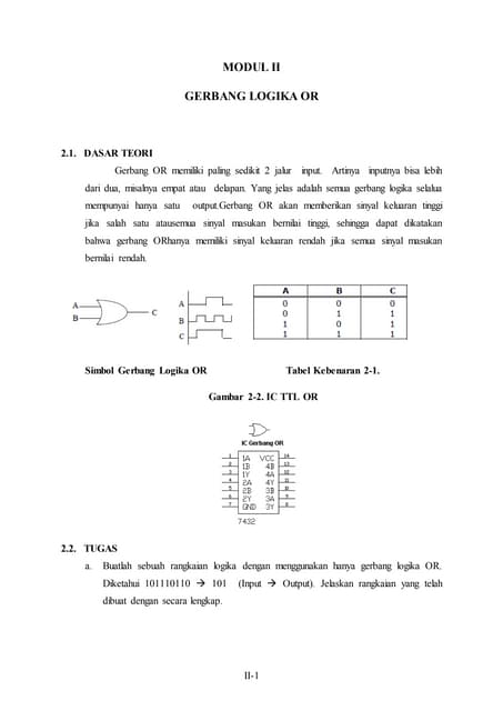 gerbang logika dan transistor | DOC