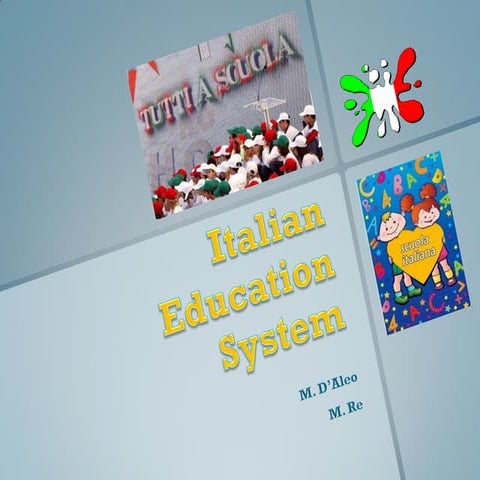 Italian Educational System | PDF