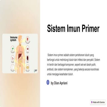 Materi Sistem-Imun-Primer presentasi . pptx | PPT