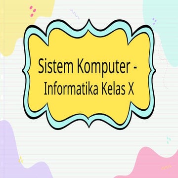 Comprehensive Overview of Computer Systems and Components for ...