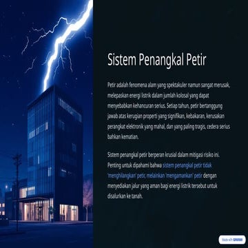 Sistem penangkal petir | PPT