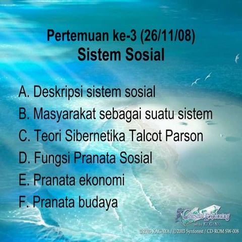 Sistem Sosial Sosiologi Komunikasi | PPT