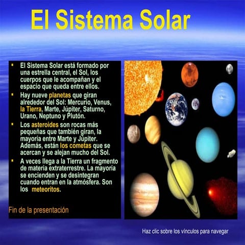 Significado De Sistema Solar Definicin Estructura E Importancia