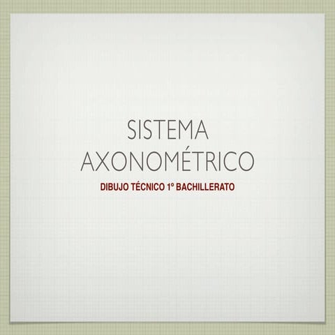 Sistema axonométrico | PDF