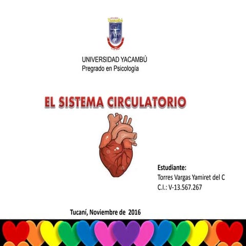 Diapositivas del Sistema Circulatorio | PPTX