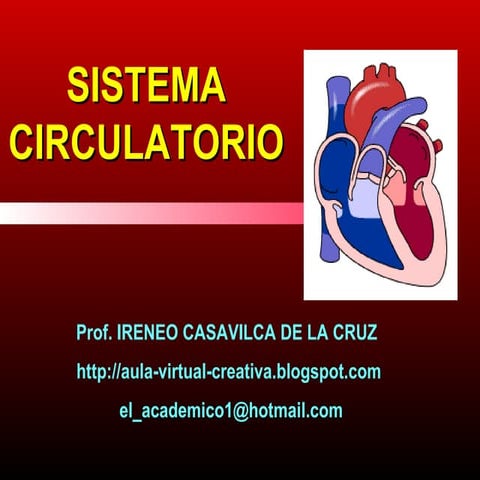 Diapositivas del Sistema Circulatorio | PPTX