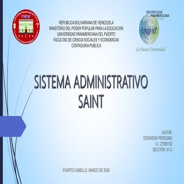 Sistema de administrativo saint | PPT