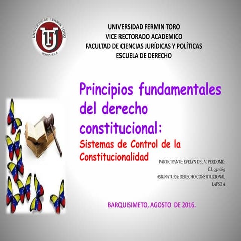 Sistemas de Control de la Constitucionalidad | PPTX