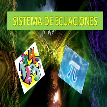 Sistema de ecuaciones | PPTX