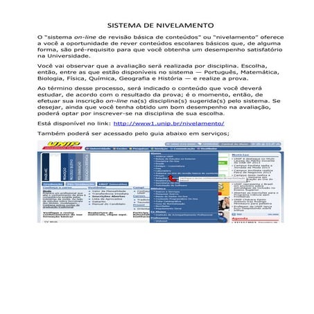 Sistema de nivelamento | PDF