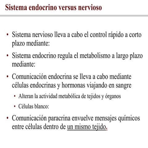 Sistema endocrino de biologia en la salud | PDF