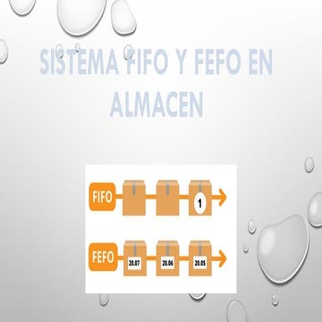 SISTEMA FIFO Y FEFO EN ALMACEN LABORATORIO .pptx