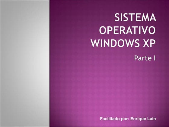 Qué Es Windows Xp | PPS | Operating Systems | Computer Software and ...