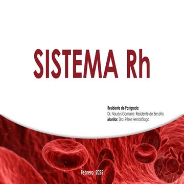Sistema de compatibilidad del factor RH. | PPTX