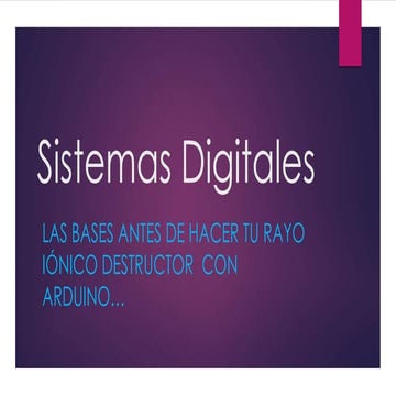 Sistemas digitales | PPTX