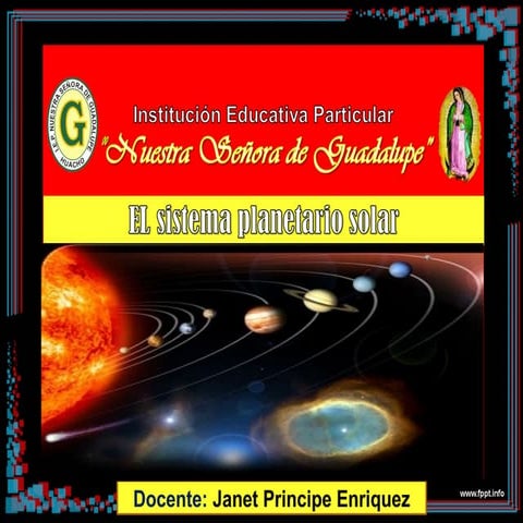 Sistema solar | PPT | Space and Astronomy | Science