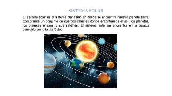 Hoja De Trabajo Sobre Los Planetas Exteriores