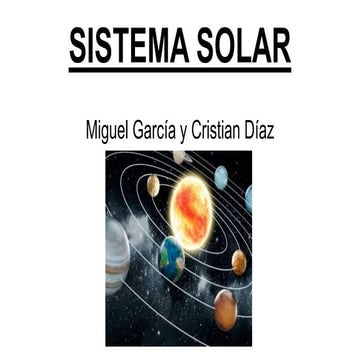 Presentación del Sistema Solar y sus planetas | PPTX