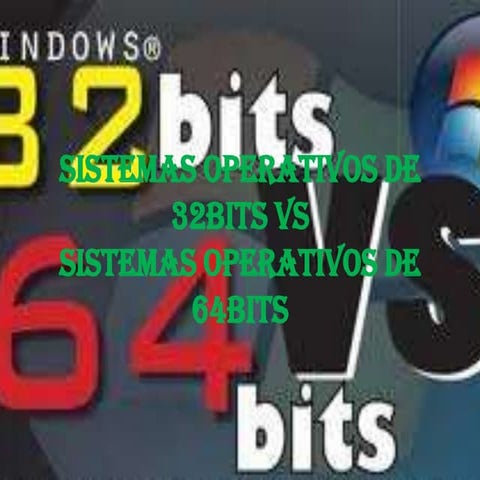 Sistemas operativos de 32 bits vs 64 bits | PPTX