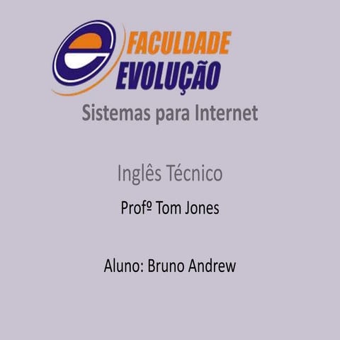Sistemas para internet | PPT
