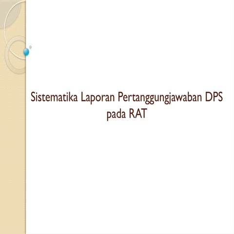 Sistematika Laporan Dewan Pengawas Syariah pada RAT.pptx