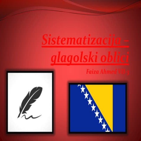 BHS - Glagolski Oblici | PPTX