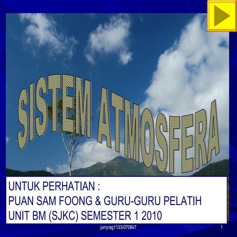Sistem atmosfera | PPT