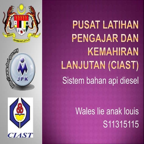 Sistem bahan api diesel | PPTX