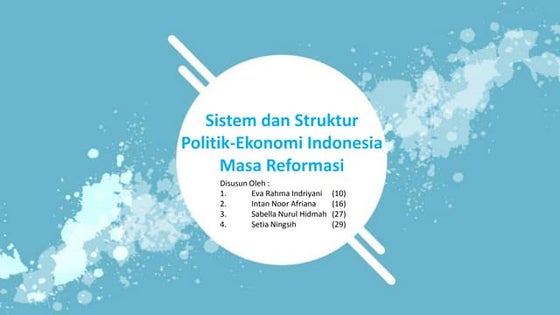 MASA REFORMASI DI INDONESIA (1998 - Sekarang) | PPTX