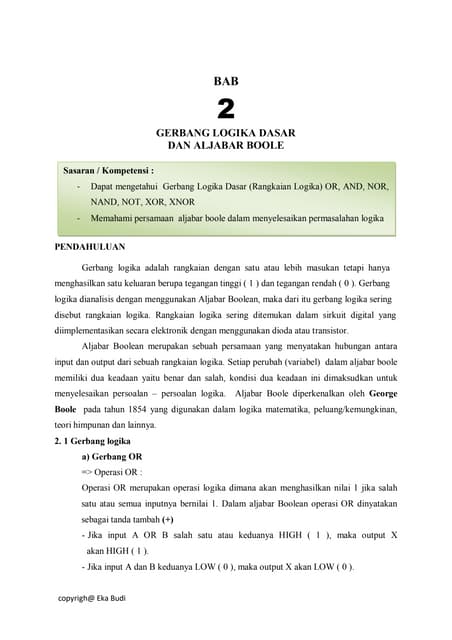 LATIHAN ALJABAR BOOLEAN DAN MATERI GERBANG LOGIKA.ppt