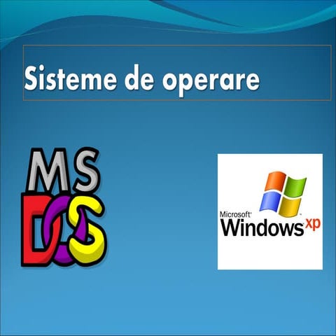 Sisteme operare-cl5 | PPT