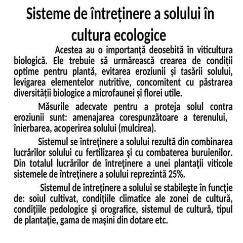 Sisteme de întreţinere a solului în cultura ecologice.ppt