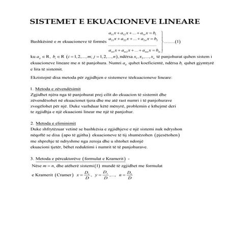 Matricat. Veprimet me matrica | PPSX