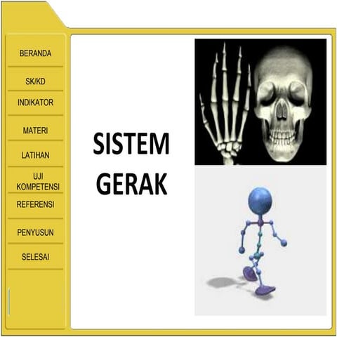 SISTEM Gerak pada manusia materi kelas 11 SMA | PPTX