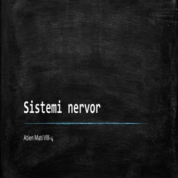 Sistemi nervor | PPTX