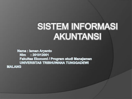 Sistem akuntansi piutang | PPT