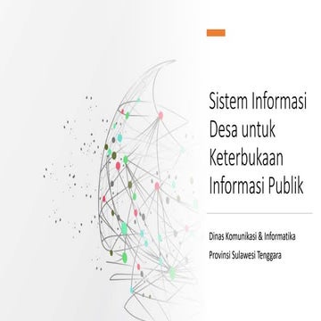 Sistem Informasi Desa untuk Keterbukaan Informasi Publik.pptx