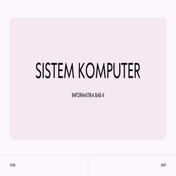 Sistem Komputer | PPT
